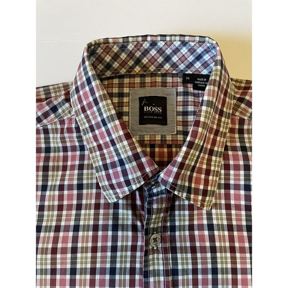 Hugo Boss | Shirts | Hugo Boss Button Up Shirt Mens Size Medium Light ...
